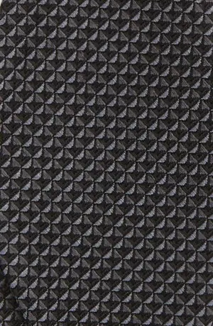 Nordstrom Solid Silk Bow Tie - Black