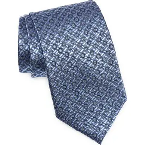 Nordstrom Neat Silk Neck Tie - Light Blue