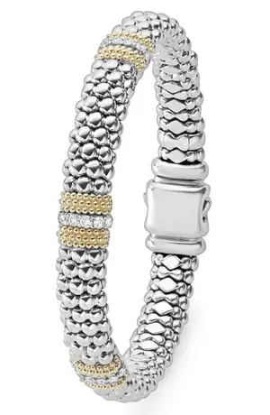 Lagos Caviar Lux Diamond Bracelet