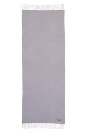Acne Studios Canada Fringe Scarf Powder Blue Melange