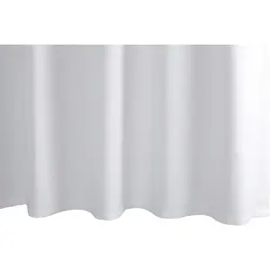 MATOUK Diamond Piqué Shower Curtain - White