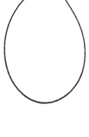 Sethi Couture Beaded Necklace - Black Diamond