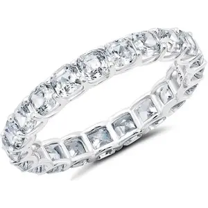 CRISLU Cubic Zirconia Eternity Ring - Platinum