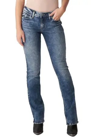 Silver Co. Faded Jeans For Women