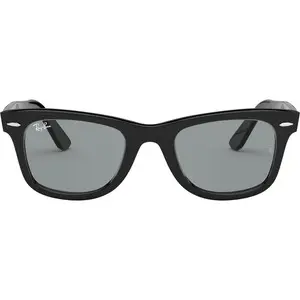 Ray-ban 52mm Square Sunglasses - Black/green Smoke