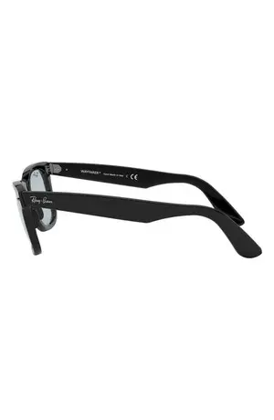 Ray-ban 52mm Square Sunglasses - Black/light Grey