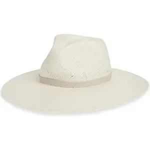 Janessa Leoné Valentine Straw Fedora Bleach