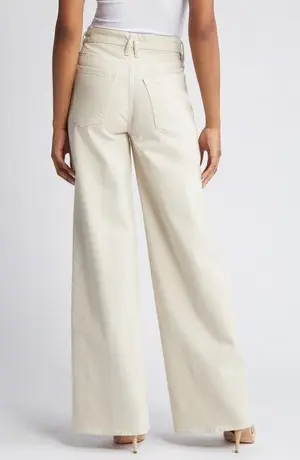 Good American Good Skate High Waist Wide Leg Jeans