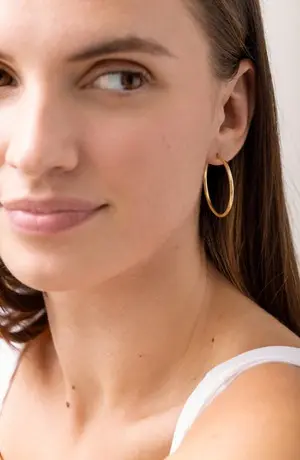 Bony Levy 14k Gold Hoop Earrings