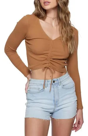 O'Neill Leanne Long Sleeve Crop Top