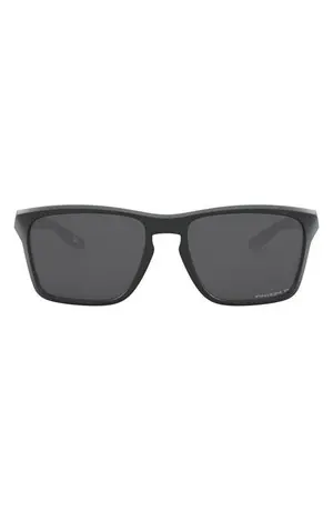 Oakley Sylas 57mm Prizm™ Polarized Keyhole Sunglasses - Black