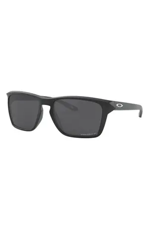 Oakley Sylas 57mm Prizm™ Polarized Keyhole Sunglasses - Black