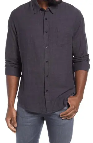 Rails Wyatt Button-up Shirt - Black Chambray