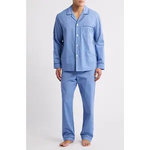 Majestic International Cotton Pajamas - Blue