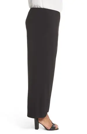 Alex Evenings Matte Jersey Straight Leg Pants