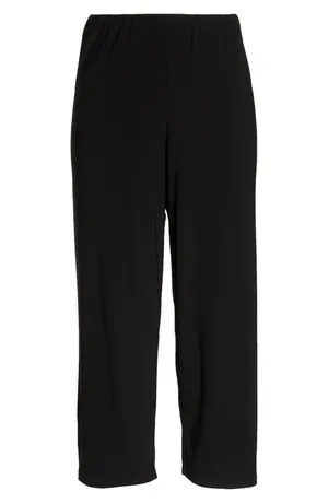 Alex Evenings Matte Jersey Straight Leg Pants