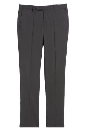 Zanella Parker Stretch Wool Trousers - Charcoal