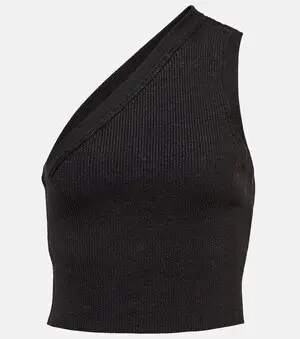 Jacquemus La Maille Ascu Cropped Top - Black