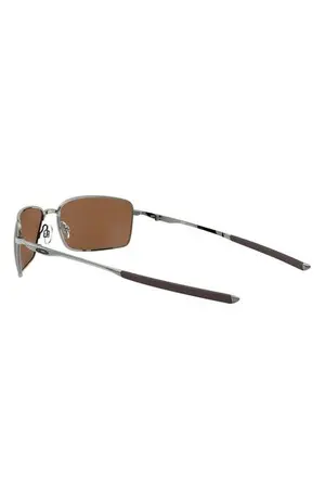 Oakley 60mm Polarized Rectangle Sunglasses