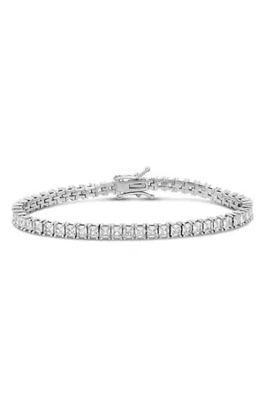 SHYMI Cubic Zirconia Tennis Bracelet - Silver