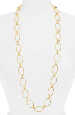 KARINE SULTAN Long Chain Necklace - Gold