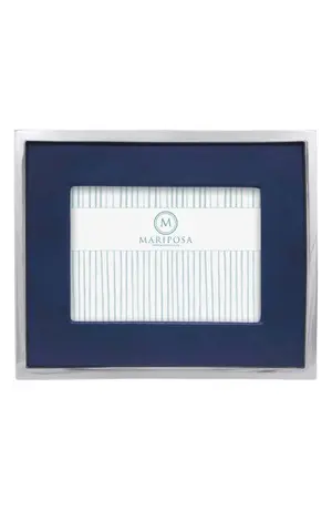MARIPOSA Leather Picture Frame - Blue