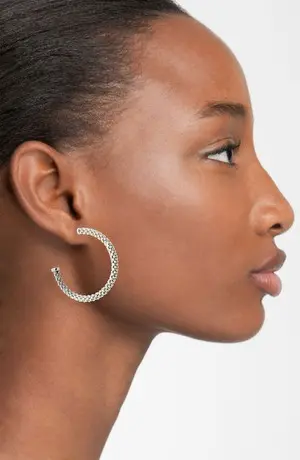 Lagos Caviar Hoop Earrings