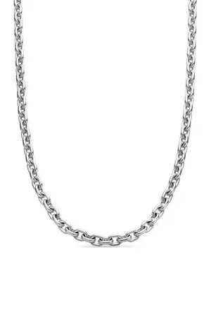 David Yurman Deco Chain Link Necklace - Sterling Silver