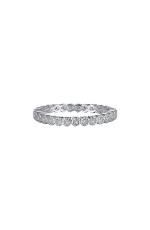Lafonn Simulated Diamond Eternity Ring - Silver/clear