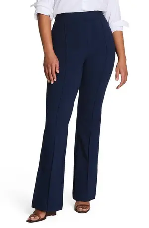 Spanx Perfect Fit Ponte Flare Pants - Timeless Navy