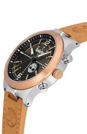 Timberland Sullivan Leather Strap Watch