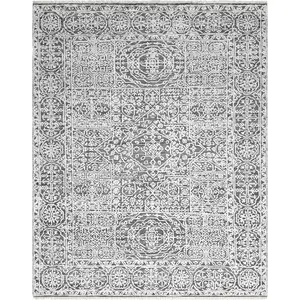 SOLO RUGS Charles Handmade Area Rug - Gray
