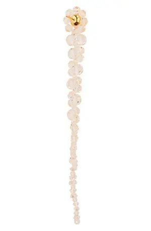 Simone Rocha Beaded Drop Earrings - Beige