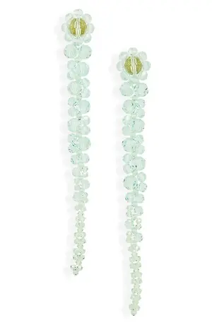 Simone Rocha Simone Rocha Beaded Drop Earrings Mint