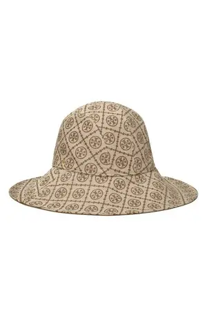 Tory Burch T Monogram Bucket Hat - Hazel
