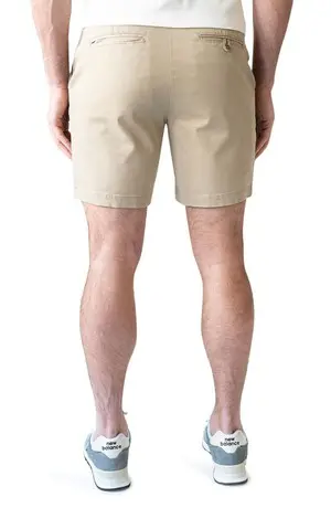 DEVIL-DOG DUNGAREES 7-inch Performance Stretch Chino Shorts - Rugged Tan