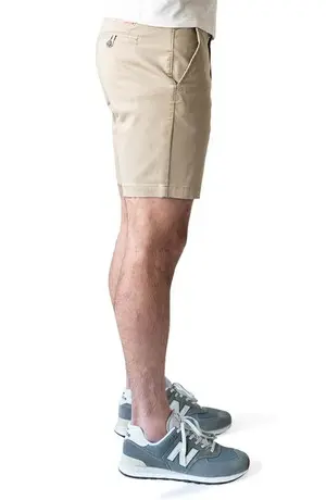 DEVIL-DOG DUNGAREES 7-inch Performance Stretch Chino Shorts - Rugged Tan