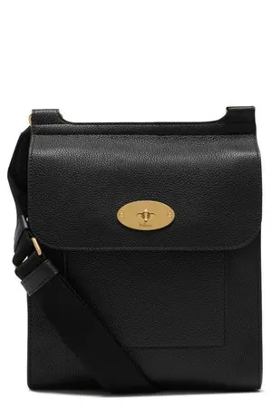 Mulberry Antony Leather Crossbody Bag - Black