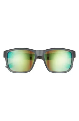 COSTA DEL MAR Costa Del Mar Polarized Square Sunglasses Matte Smoke Crystal/ Green