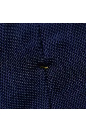 Eton Solid Silk Neck Tie - Navy