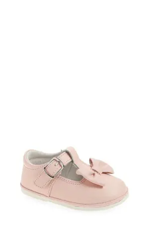 L'AMOUR Minnie Bow T-strap Shoes - Pink
