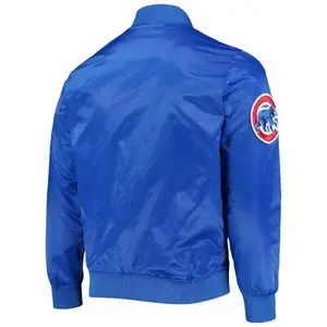 PRO STANDARD Chicago Cubs Wordmark Satin Full-snap Jacket