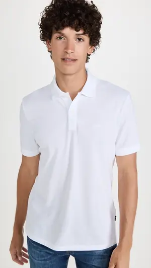 BOSS Regular Fit Polo Shirt - White