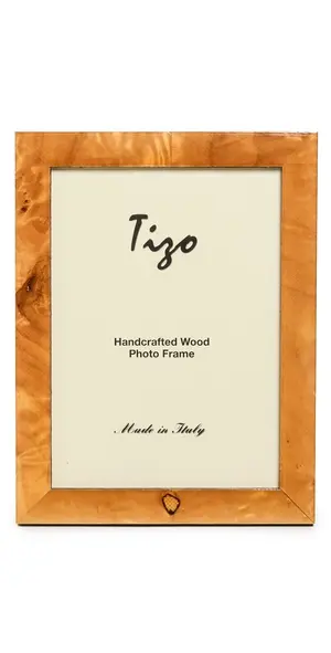TIZO DESIGN Italian Wood Frame 5x7 - Honey Burl