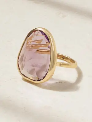 MELISSA JOY MANNING 14-karat Recycled Ring With Amethyst - Gold