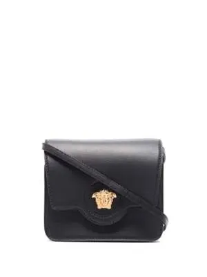 Versace La Medusa Crossbody Bag - 1b00v Nero-oro