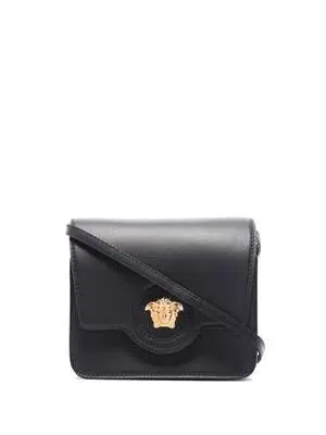 Versace La Medusa Crossbody Bag - Black