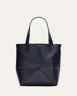 Loewe Puzzle Fold Tote Bag - Abyss Blue