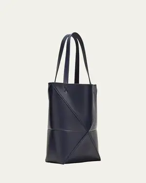 Loewe Puzzle Fold Tote Bag - Abyss Blue