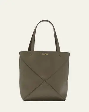 Loewe Puzzle Fold Tote Bag - Dark Khaki Green